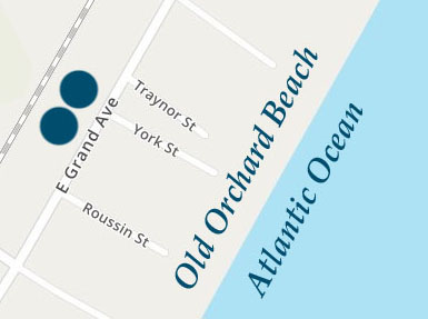 Old Orchard Beach Lodging Map